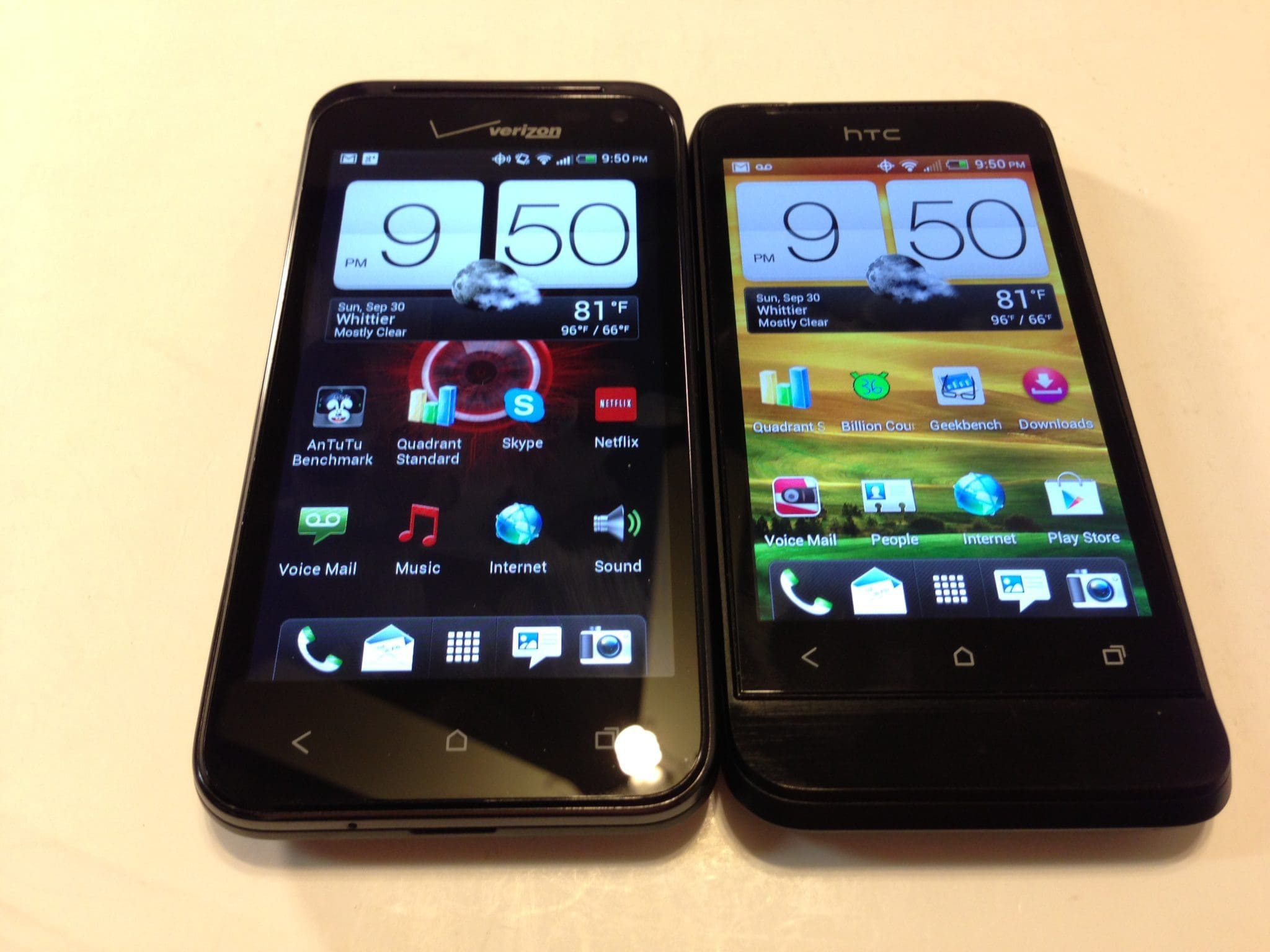 HTC Droid Incredible 4G LTE vs. HTC One V Review @VMUCare @virginmobileus