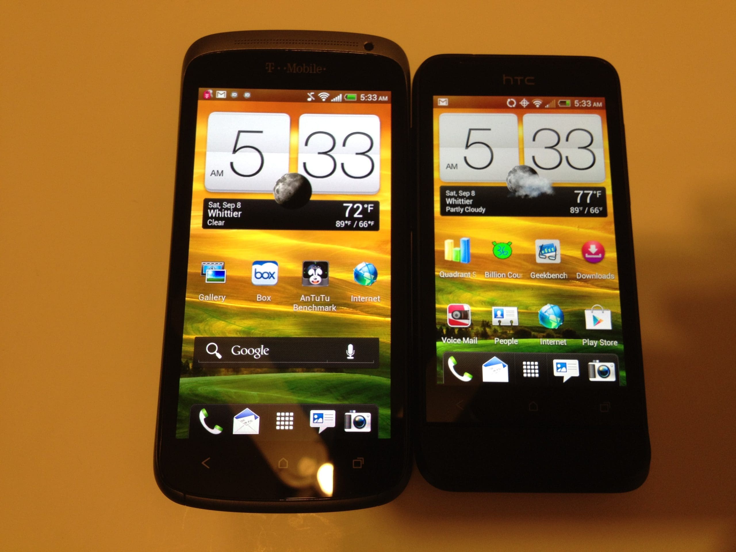 HTC One S vs. HTC One V Review @TMobile #4GLife @vmucare @virginmobileus