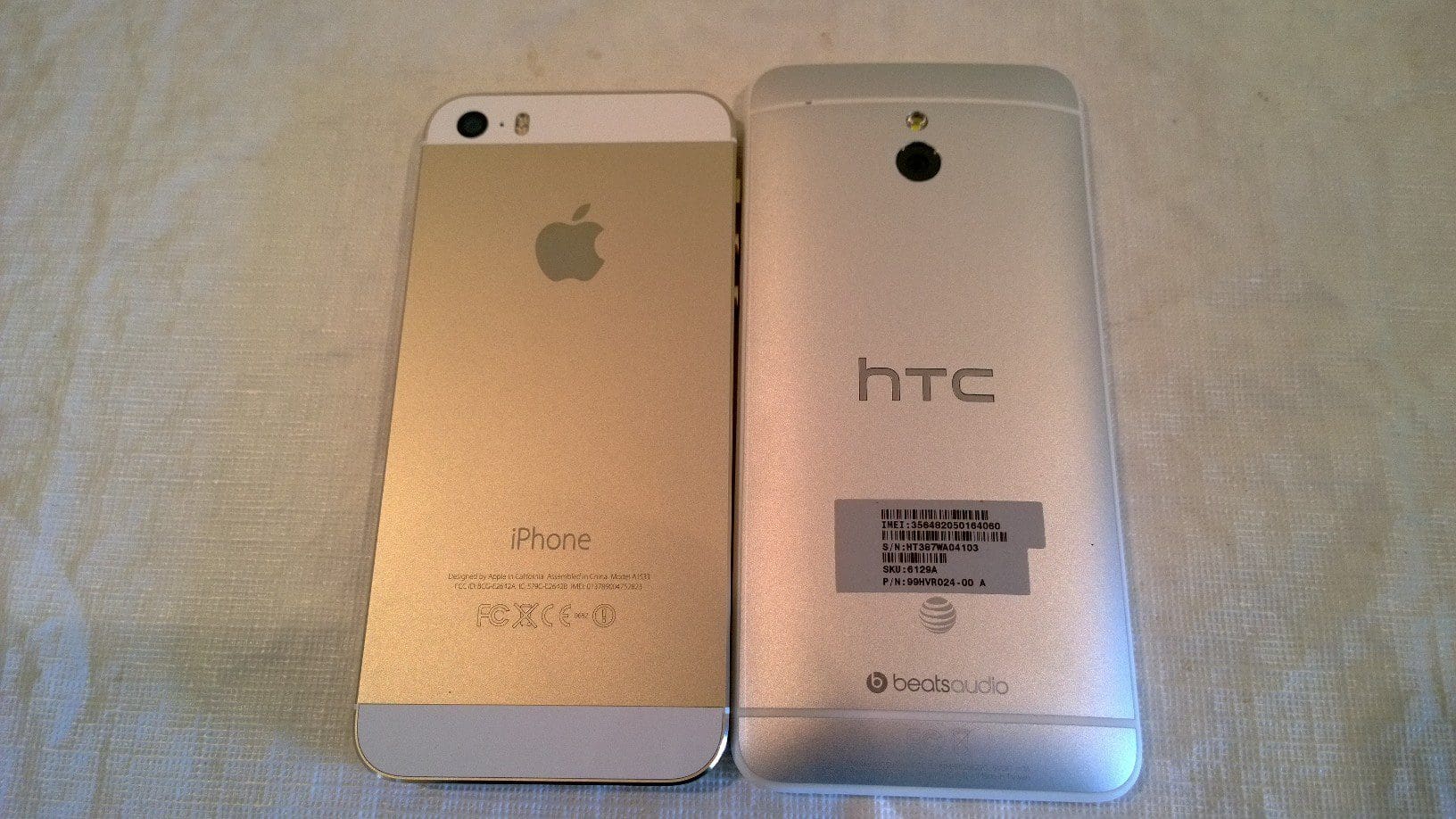 Apple iPhone 5S vs HTC One Mini Quick Comparison Review #attmobilereview
