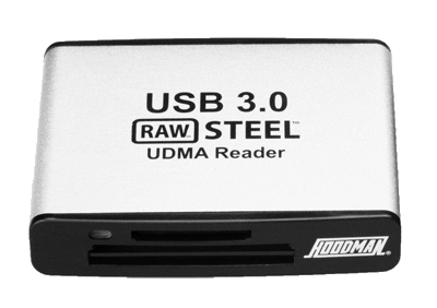 Hoodman RAW STEEL SuperSpeed USB 3.0 UDMA Card Reader Review @Hoodmanusa