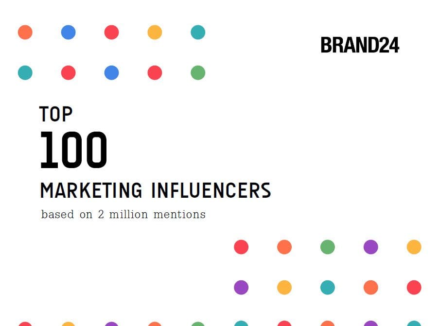 Brand24 Top 100 Marketing Influencers List Chris Voss Ranks #21 & Top ...