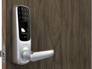 U-Tec Ultraloq Fingerprint and Touchscreen Lever Door Lock Unboxing ...