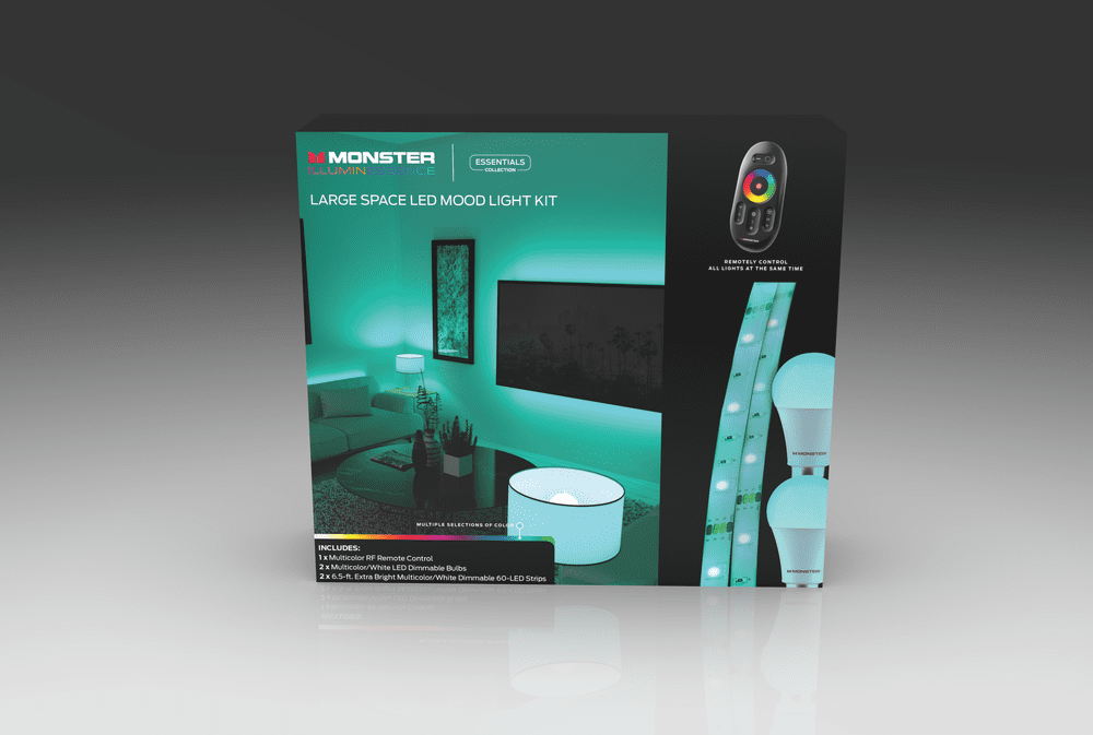 Monster Illuminessence Large Space LED Mood Lighting Kit Review